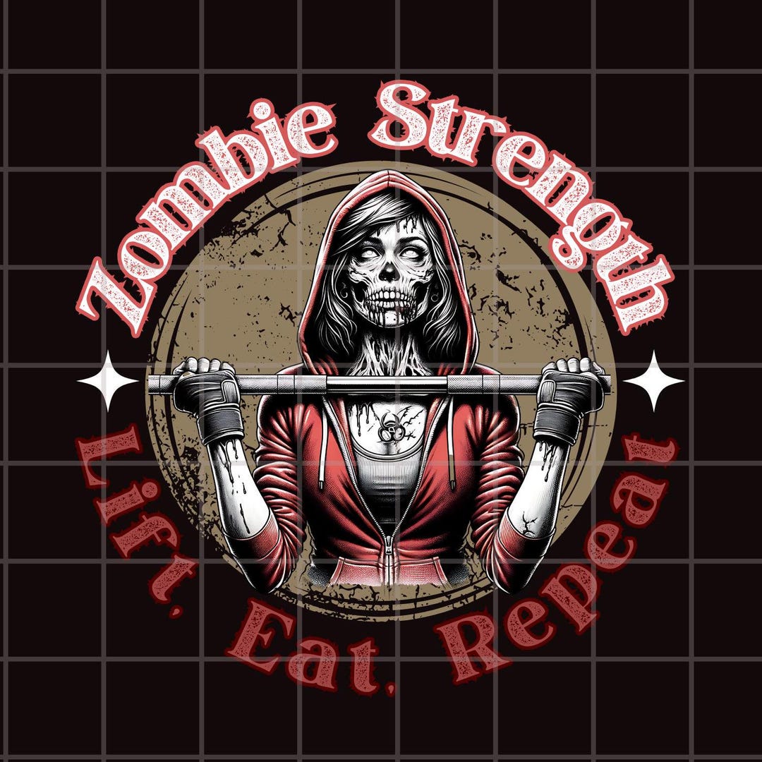 Gym Halloween Png, Zombie Png for Gym Shirt, Weightlifting Png, DIGITAL ...
