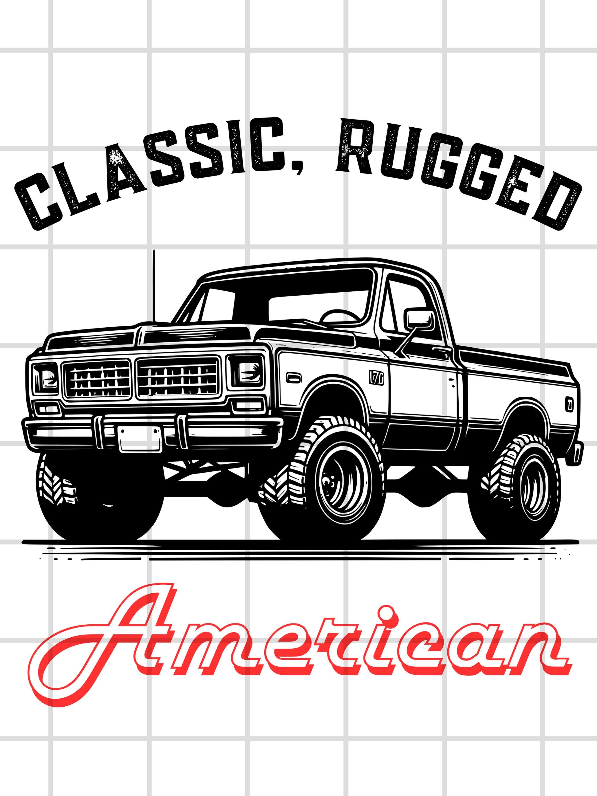 Vintage Square Body Truck PNG, Mudding, Popular Right Now, Truck T ...
