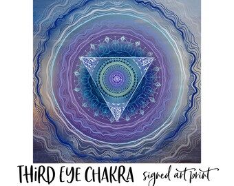Third Eye Chakra Art | Etsy