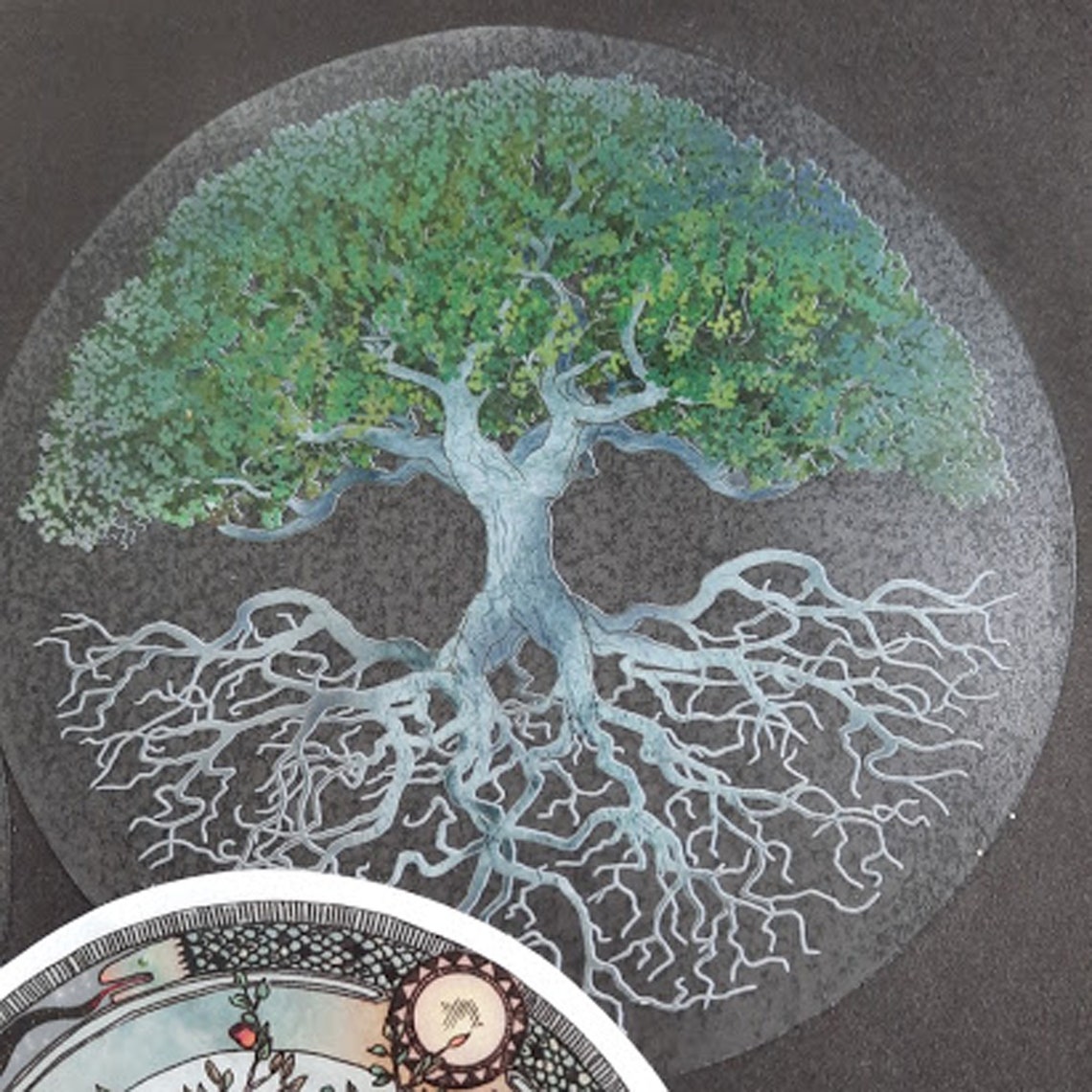 Gaia Tree of Life, Clear Vinyl Sticker - Etsy