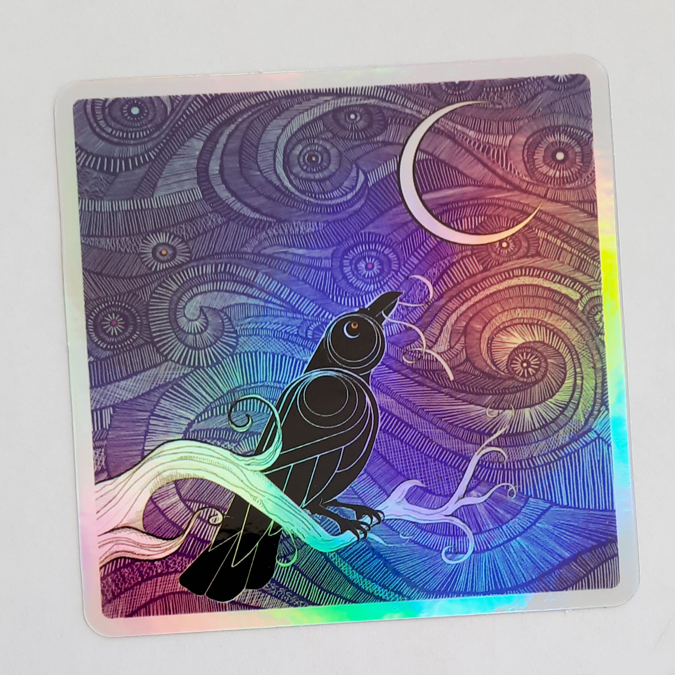 Crow Sticker 2 Pack - Etsy