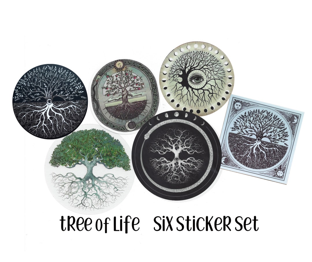 Tree of Life 6 Sticker Variety Pack - Etsy