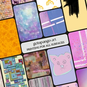 Fun and Colorful Digital Graphics Wallpaper Background Art Printable ...