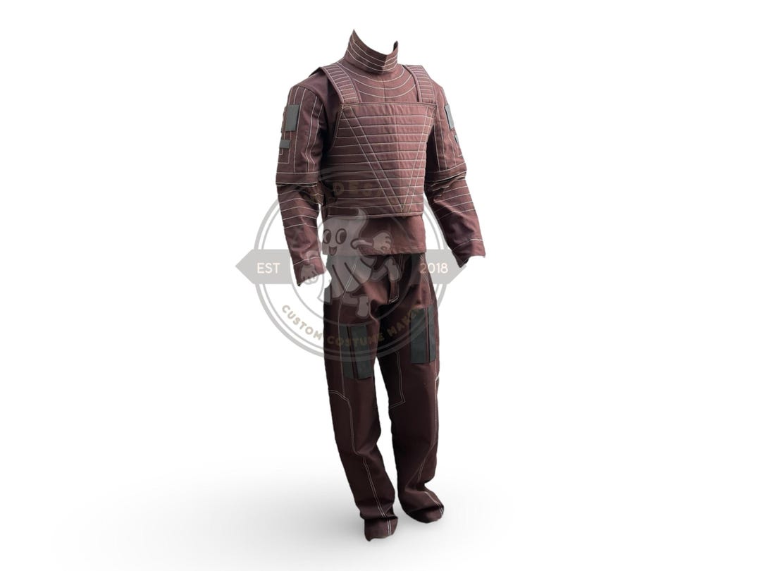 Mandalorian SW Custom Flight Suit and Vest Replica Bounty Hunter ...