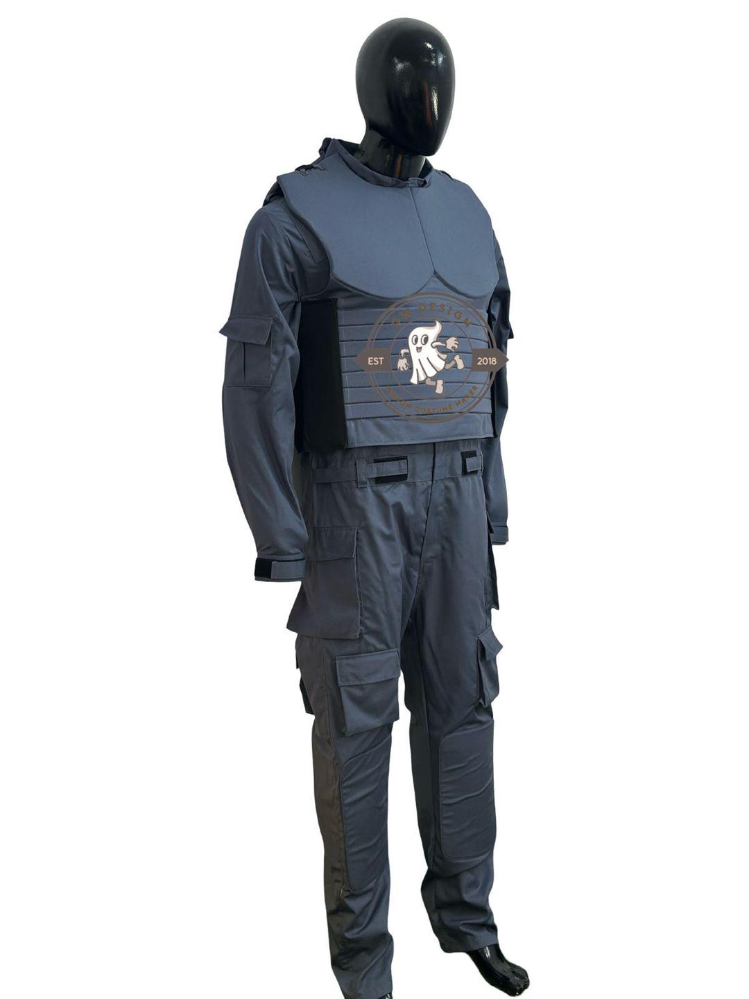 Robocop Alex Murphy Replica Tactical Suit and Vest Premium Cosplay ...