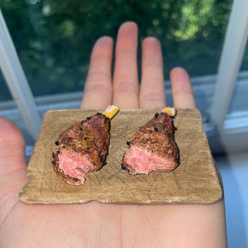Dollhouse Miniature Meat - Etsy