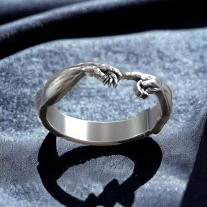 Creation of Adam Ring: 925 Sterling Silver Biblical Jewelry - Etsy