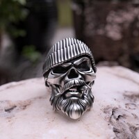 Skull Face Ring - Etsy