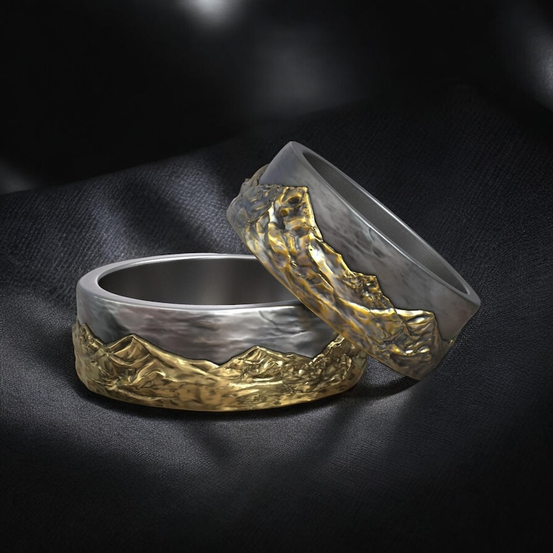 Landscape Rock Engraved - Etsy