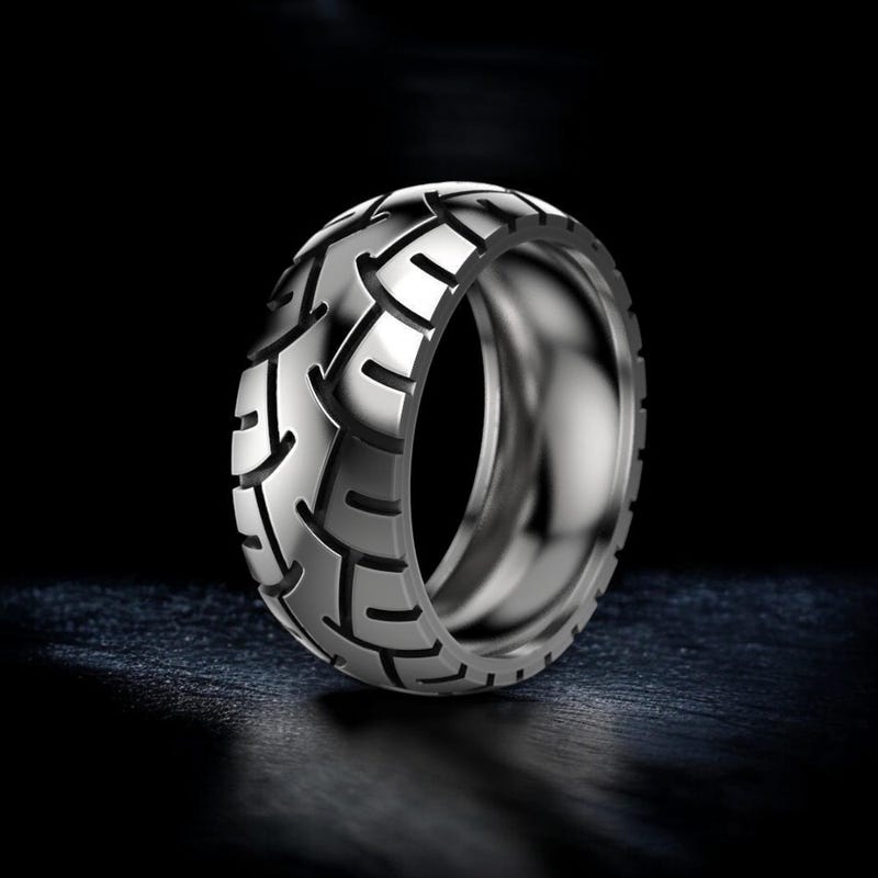 Tire Tread Ring - Etsy