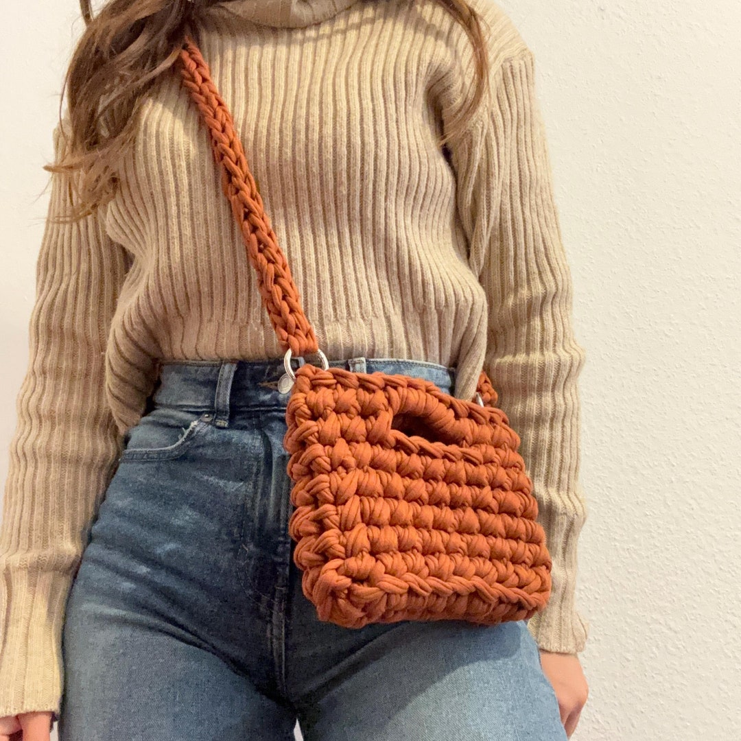 Crochet Shoulder Bag Pattern| Crochet Bag and Strap Tutorail With Photo ...