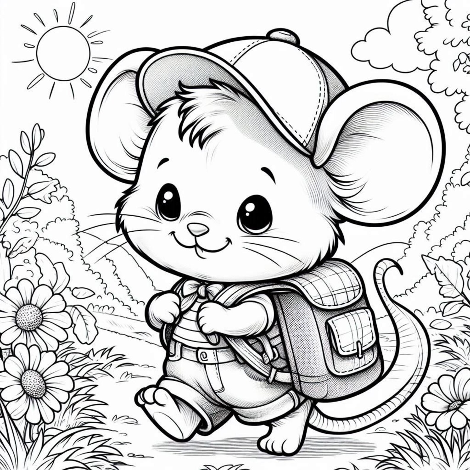 10 Printable Colouring Sheets - Etsy Canada