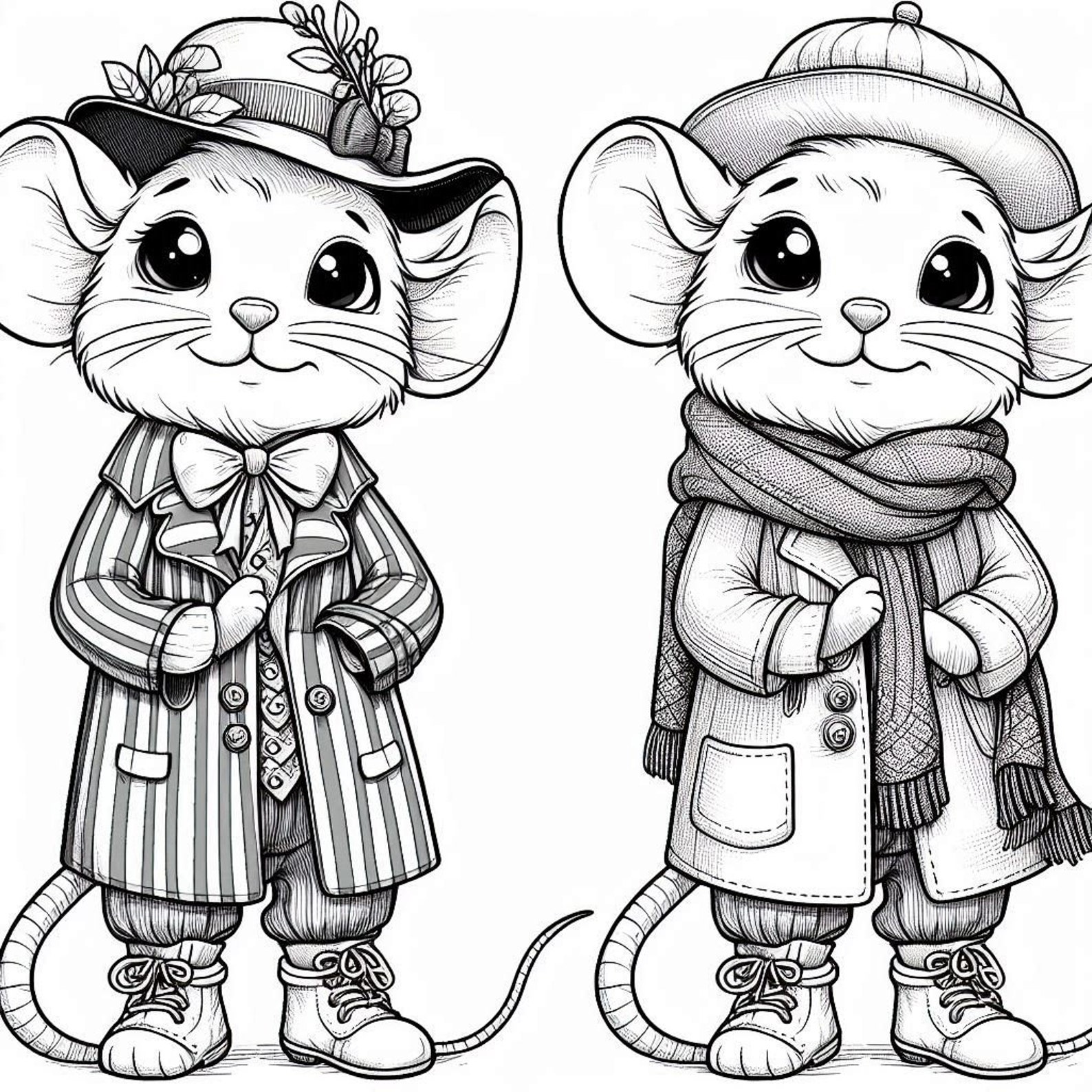 10 Printable Colouring Sheets - Etsy