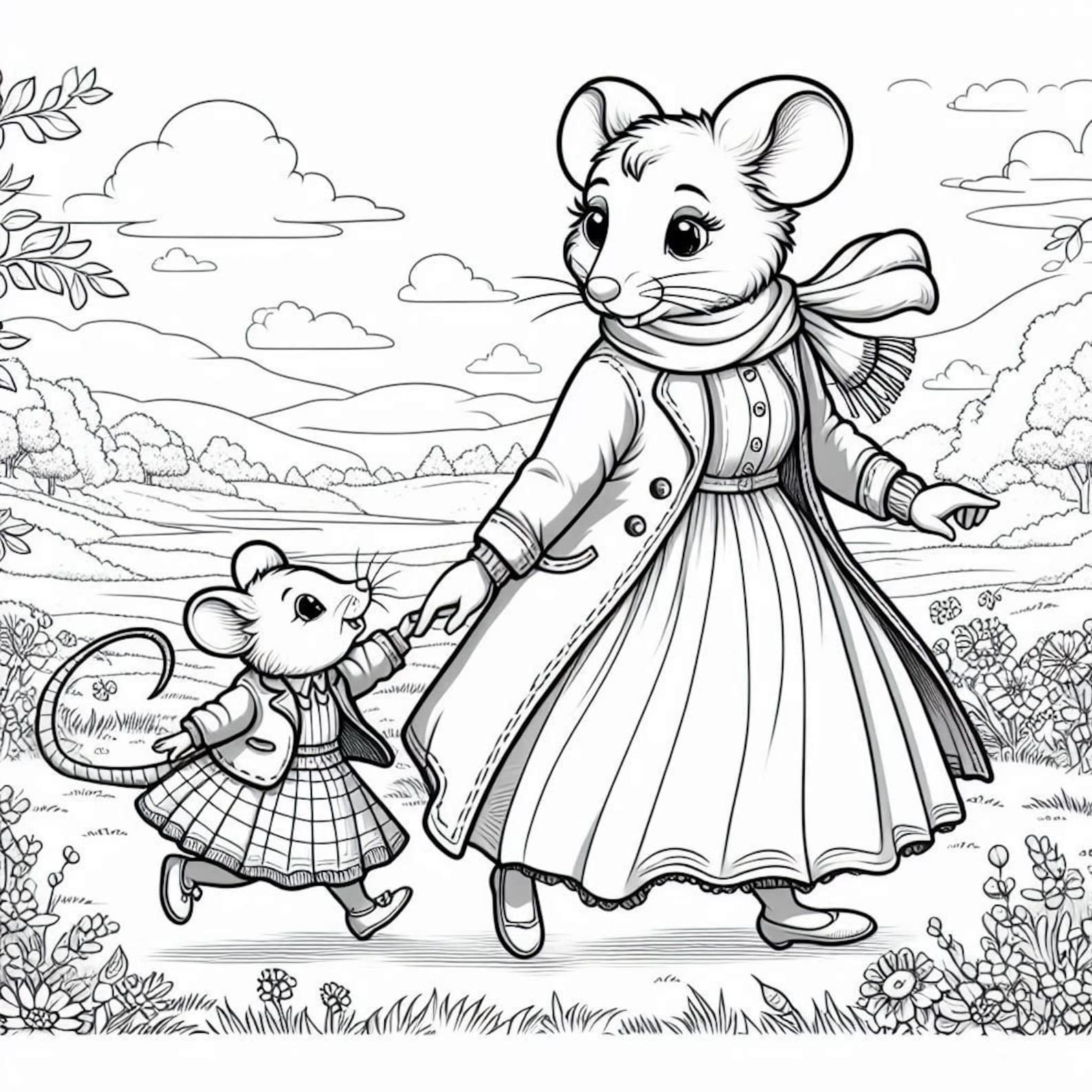 10 Printable Colouring Sheets - Etsy Canada