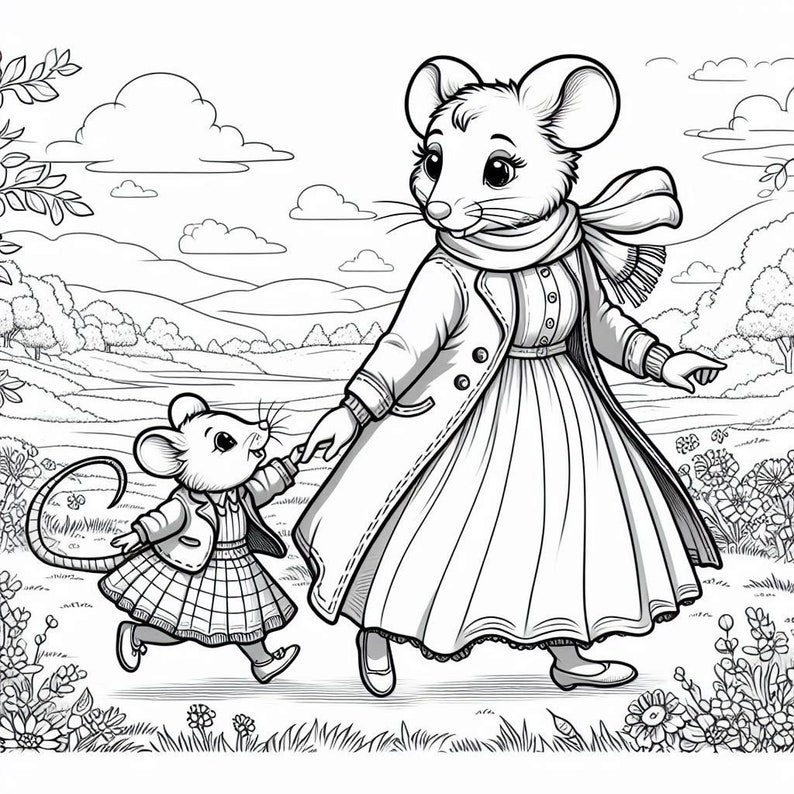 10 Printable Colouring Sheets - Etsy UK