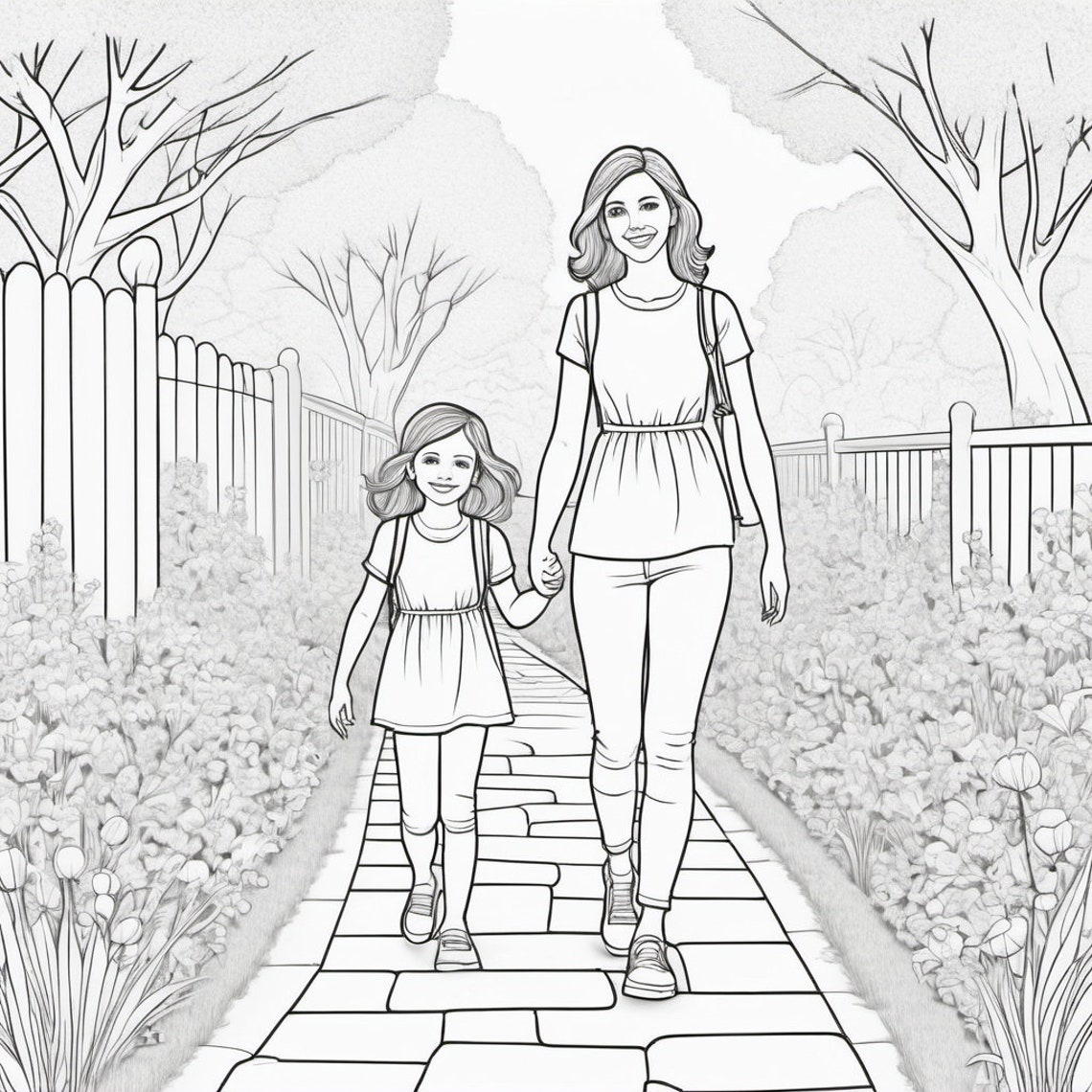 10 Printable Kids Colouring Pages - Etsy