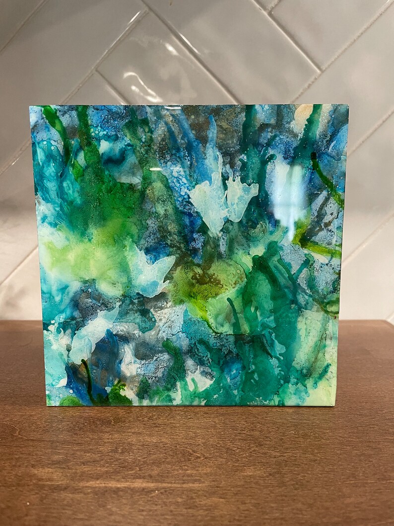 Unique Storage Box, Art Stash Box, Hand Painted Trinket Box, Abstract ...