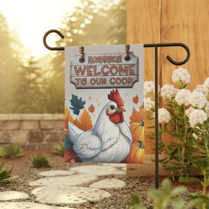 Welcome to Our Coop, Farmhouse Decor, Welcome Sign, Seasonal Yard Art ...