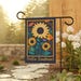 Hello Sunshine Sunflower Garden Banner: Double-sided Outdoor Decor - Etsy