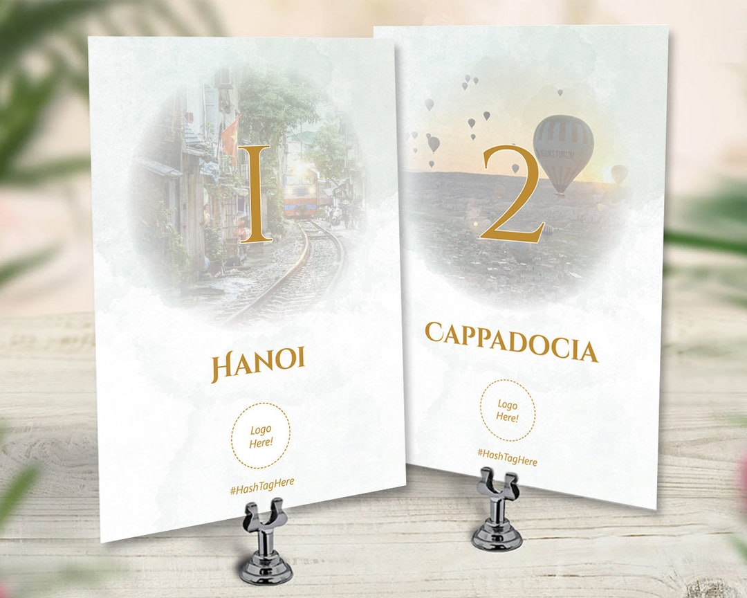 Bespoke | Wedding Table Names | Table Numbers | Travel Theme | Bespoke ...