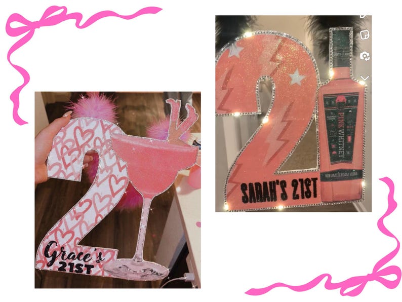 Custom 21st Birthday Sign - Etsy