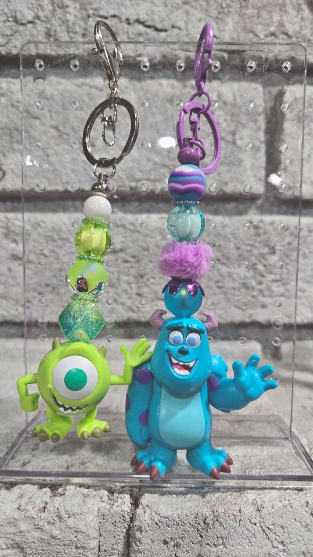 Monsters Ink Inspired Keychain or Bag Charm - Etsy