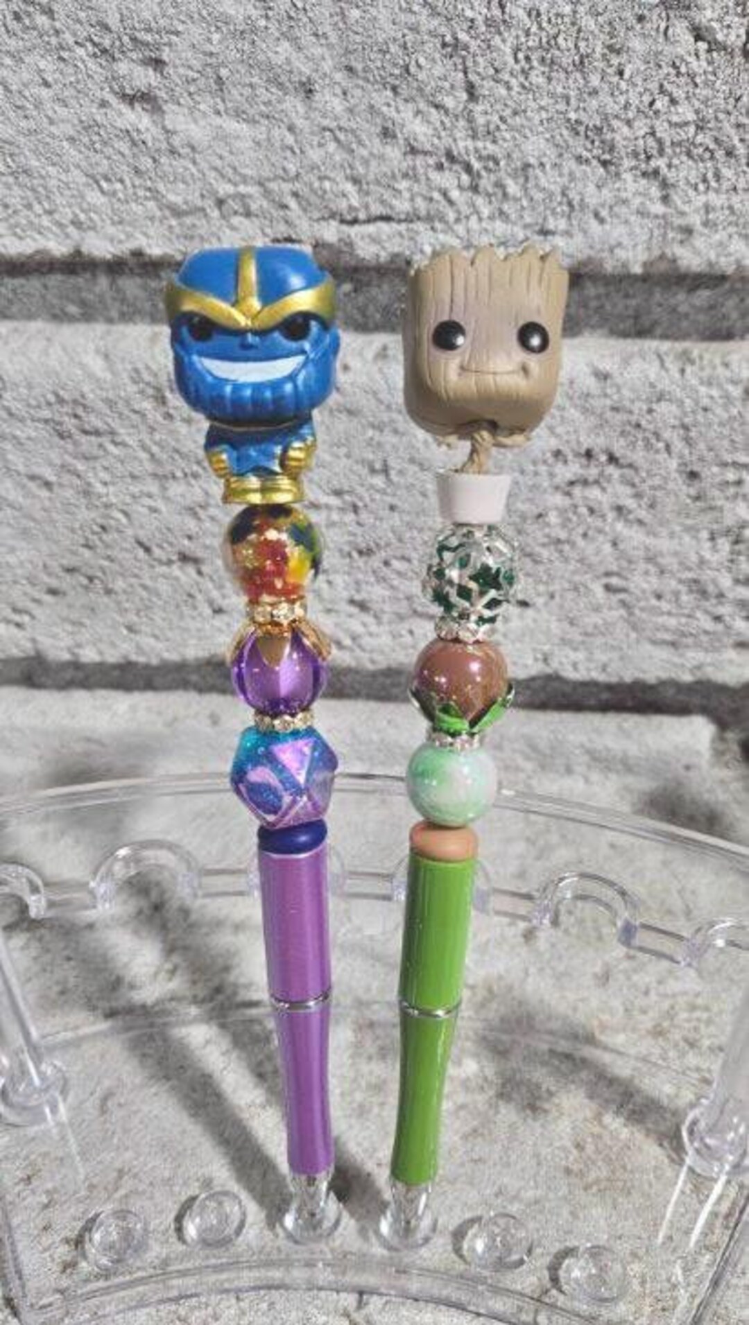 Thanos&groot Character Beaded Pens - Etsy