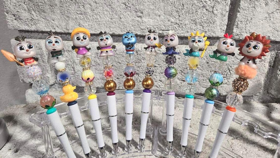 Olaf Disguised Character Beaded Pens - Etsy