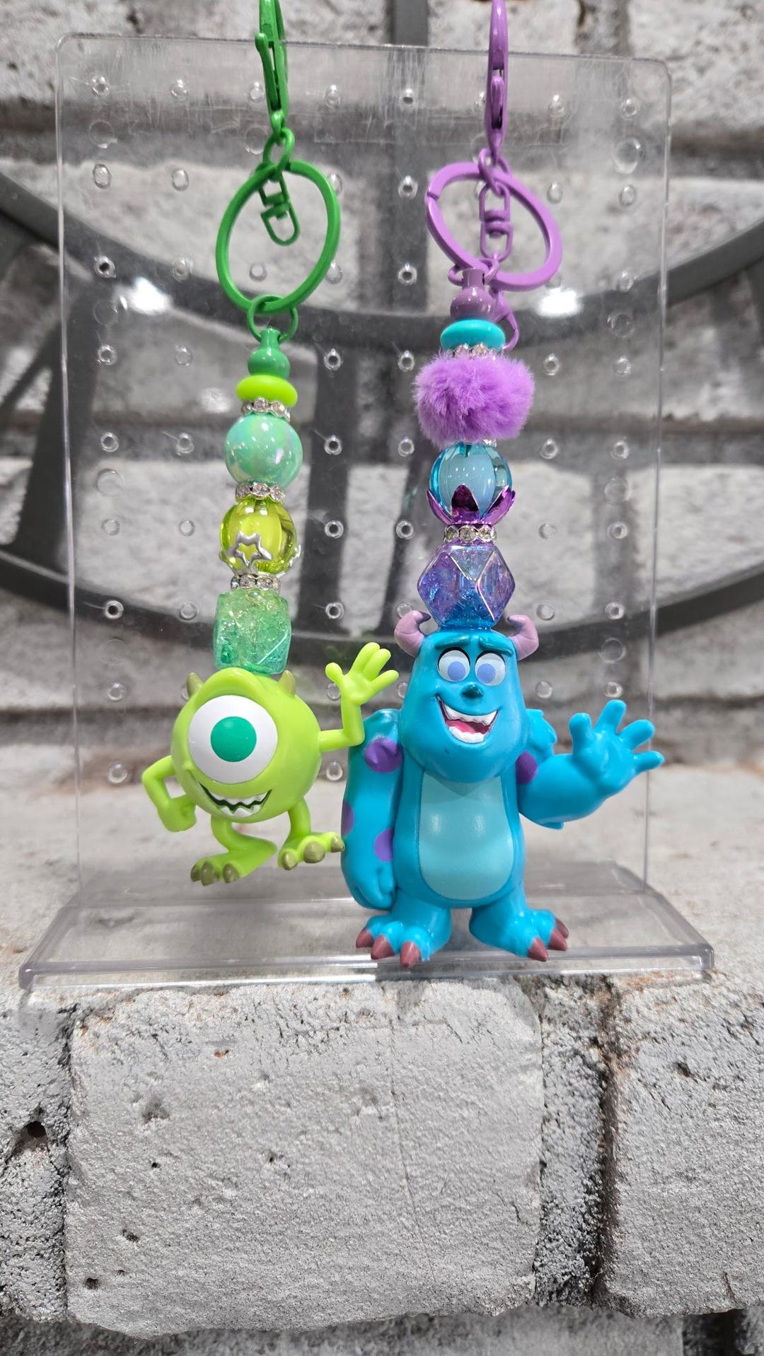 Monsters Ink Inspired Keychain or Bag Charm - Etsy