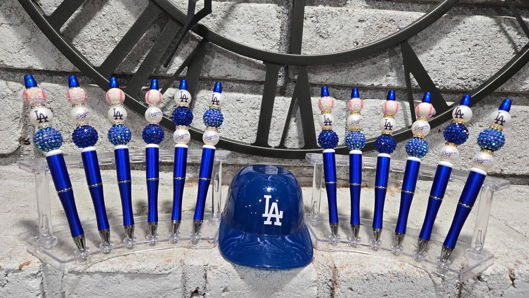 Dodgers Inspired Beaded Pens Part 2 - Etsy