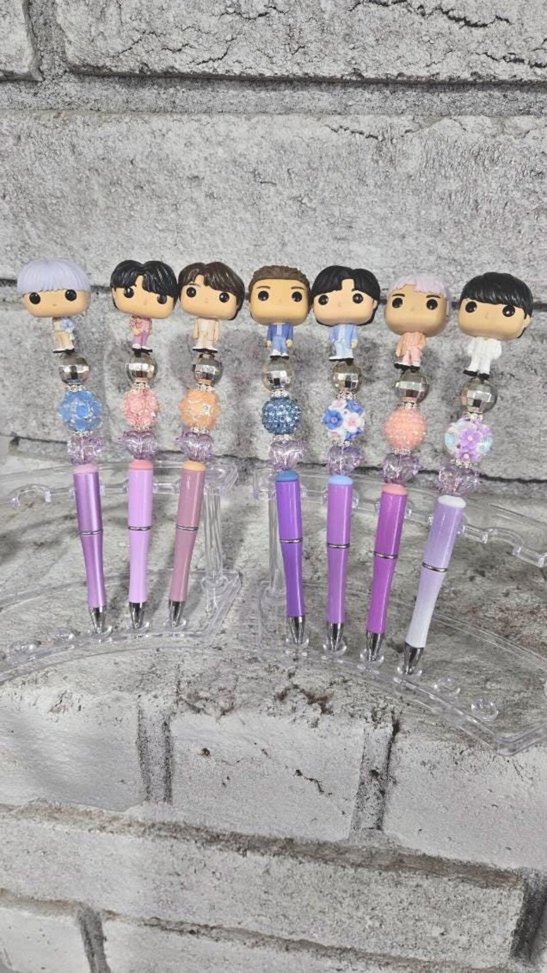 BTS Character Beaded Pens - Etsy