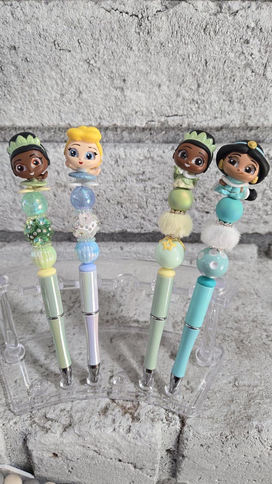 Disney-inspired Princesses Character Beaded Pens - Etsy
