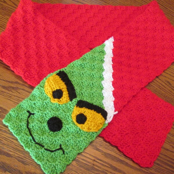 Grinch Scarf Pattern - Etsy