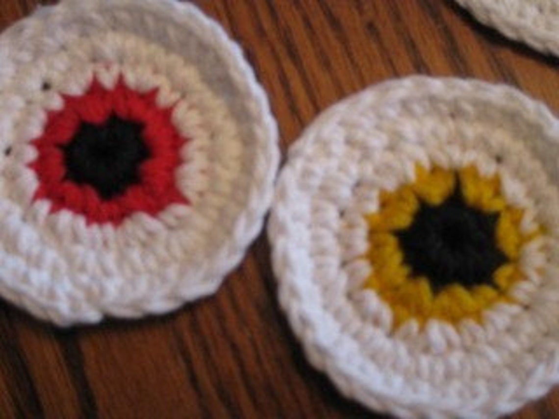7pc Eyeball Scrubbie Set - Etsy