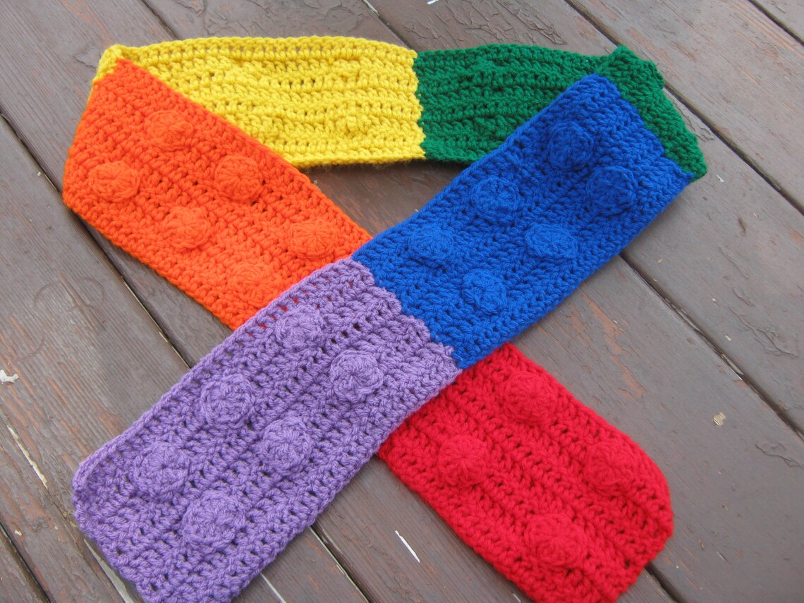 Building Block Scarf - Etsy