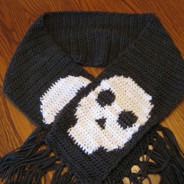Skull Scarf - Etsy