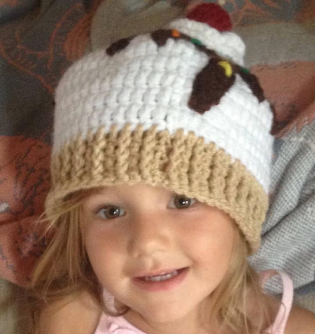 Ice Cream Sundae Hat Photography Prop - Etsy