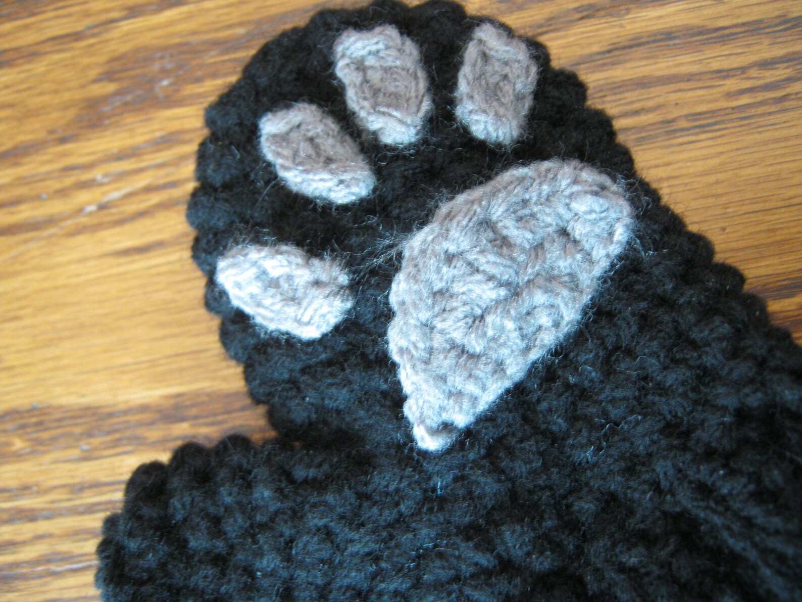Paw Print Toddler Mittens - Etsy