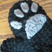 Paw Print Toddler Mittens - Etsy