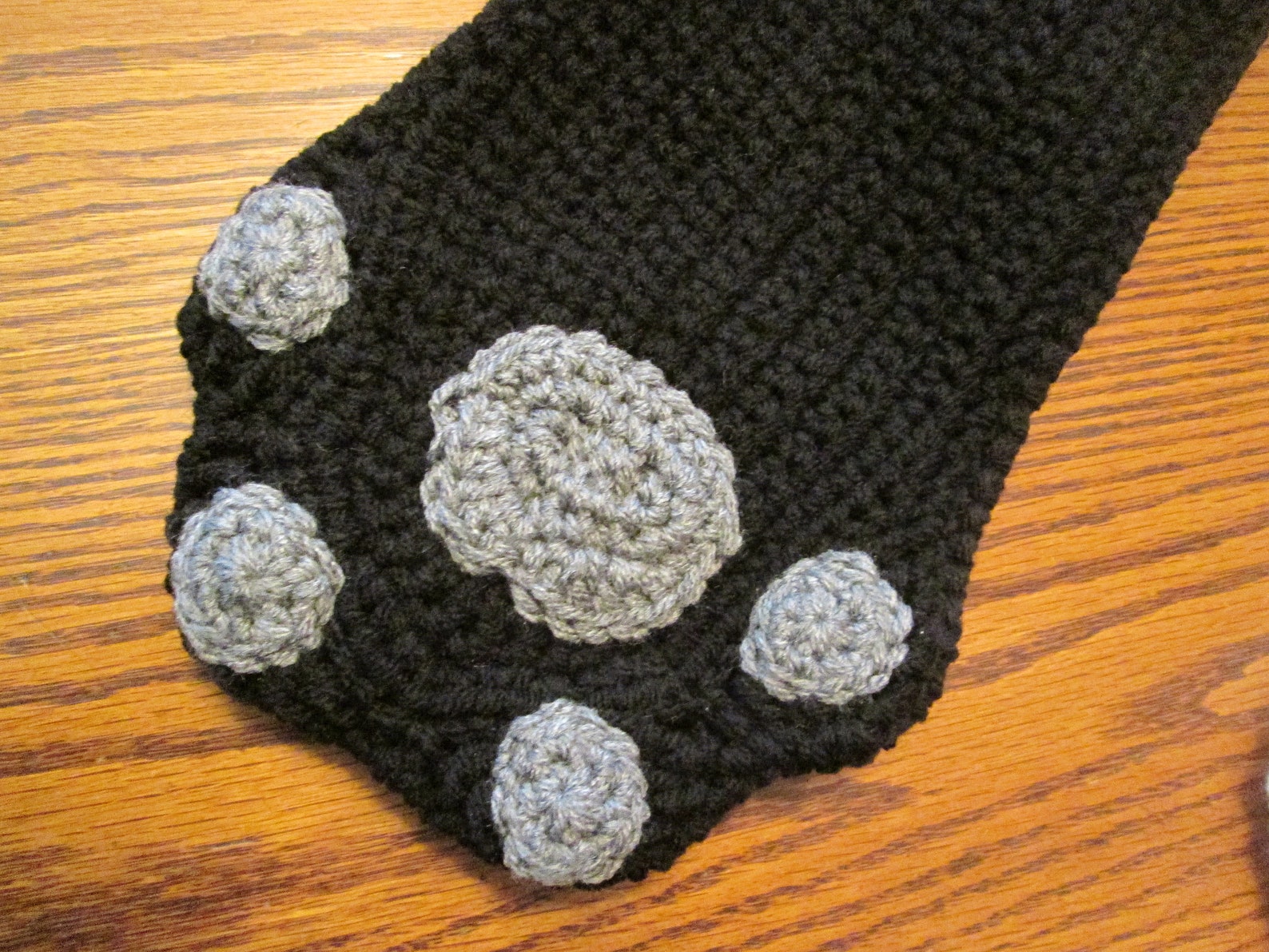 Crochet Christmas Pet Stocking, Paw Print Christmas Stocking - Etsy