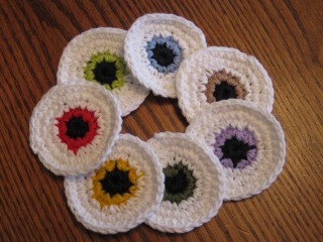7pc Eyeball Scrubbie Set - Etsy