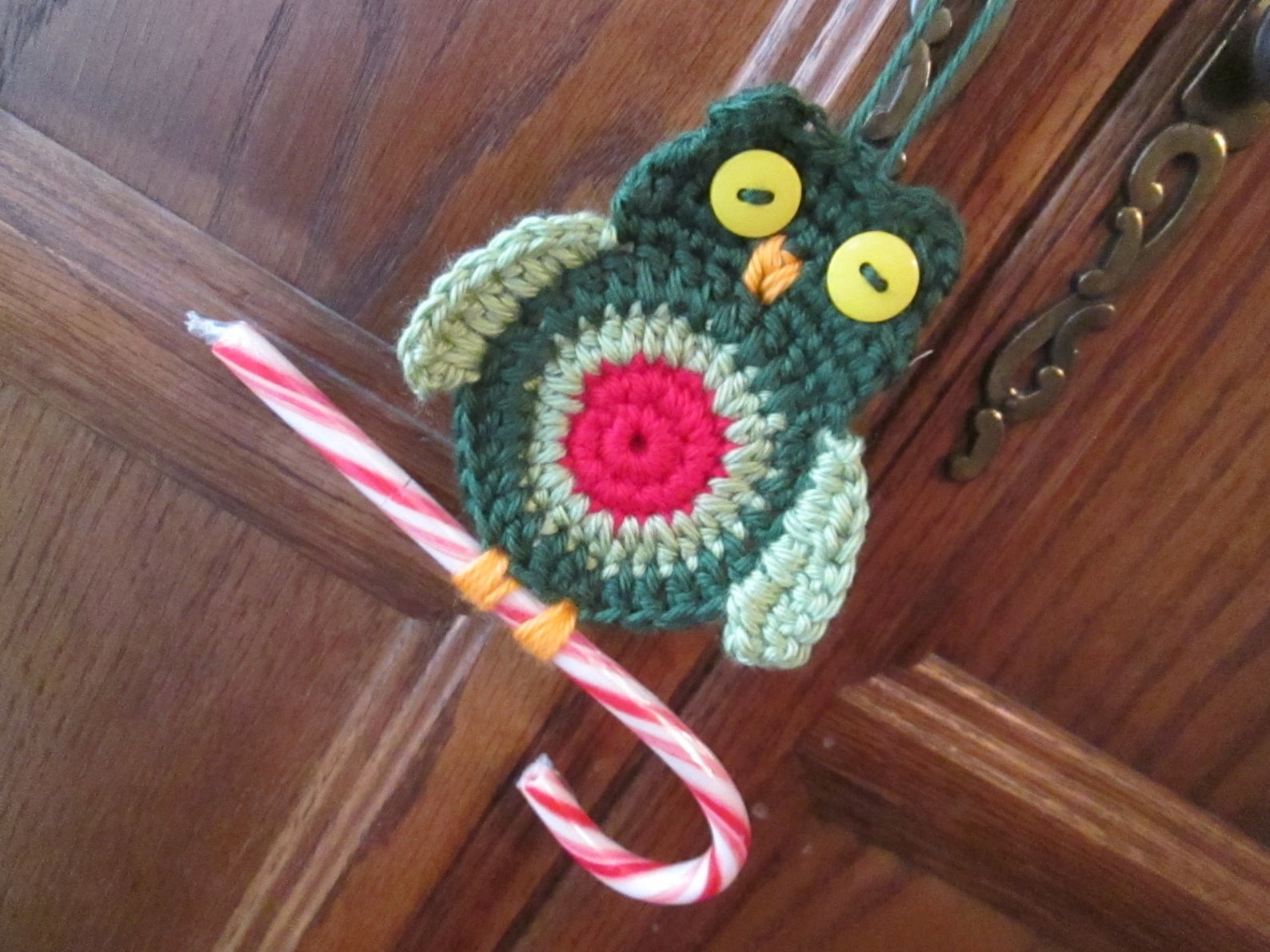 Crochet Owl Christmas Tree Ornament Decoration Applique | Etsy