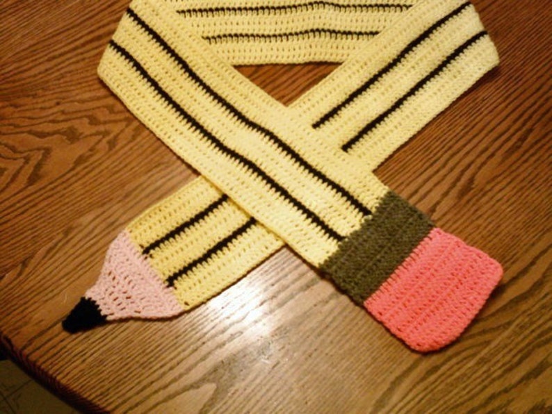 The ORIGINAL Pencil Scarf Large Size - Etsy