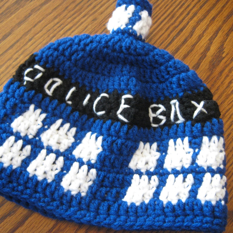 Tardis Hat - Etsy