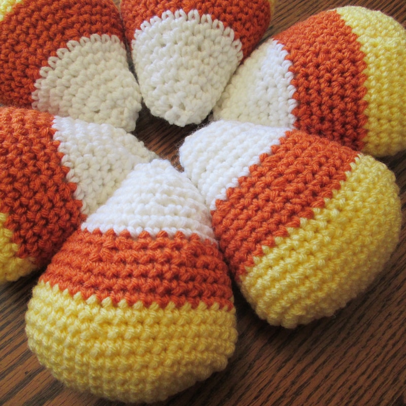 Crochet Candy Corn - Etsy