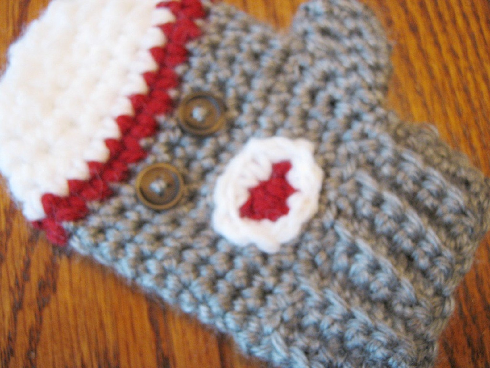 Sock Monkey Inspired Toddler Mittens - Etsy