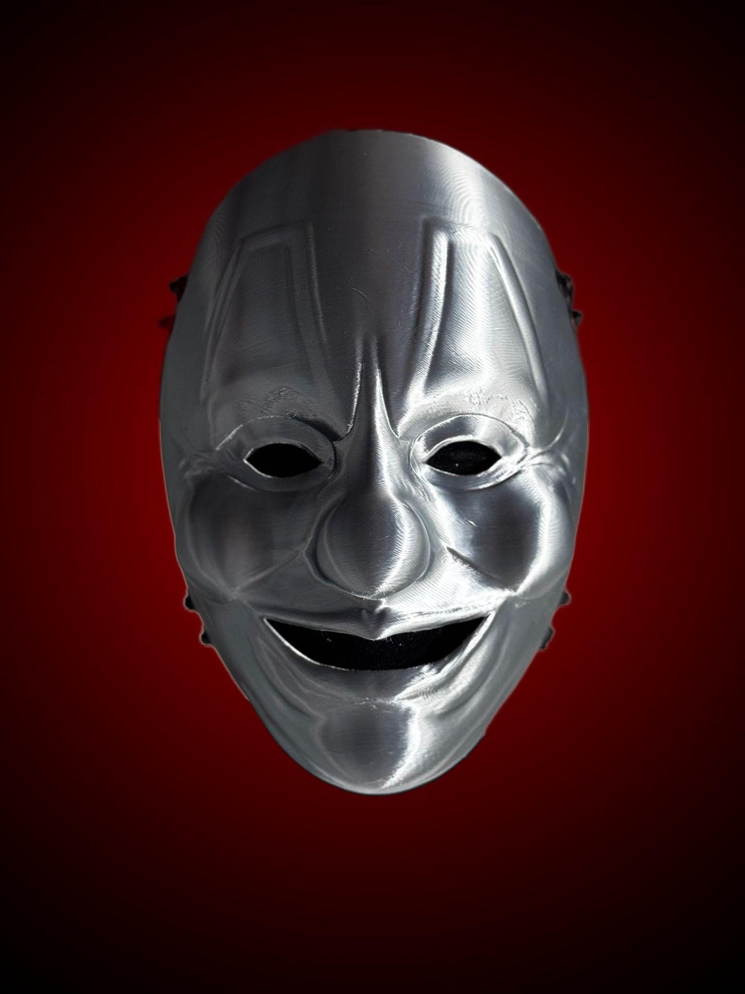 Slipknot - Clown - Shawn Crahan - Mask - Silver - Etsy
