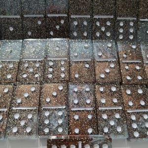 Handcrafted Custom Resin Domino Set - Etsy