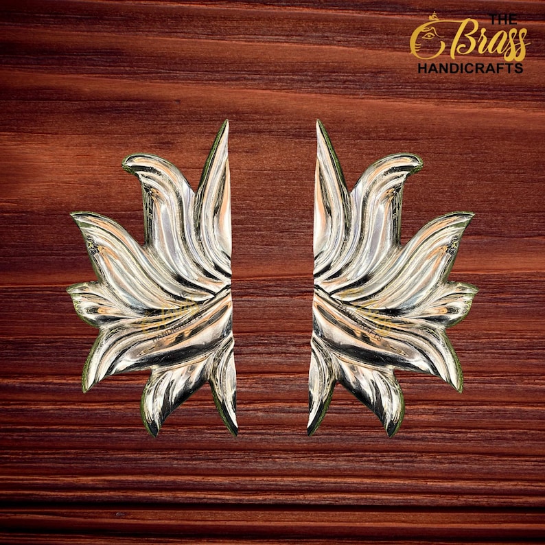Solid Brass Lotus Design Door Handle | Best Lotus Design Home Decor ...