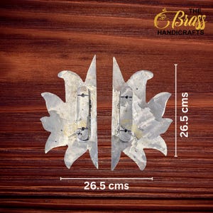 Solid Brass Lotus Design Door Handle | Best Lotus Design Home Decor ...